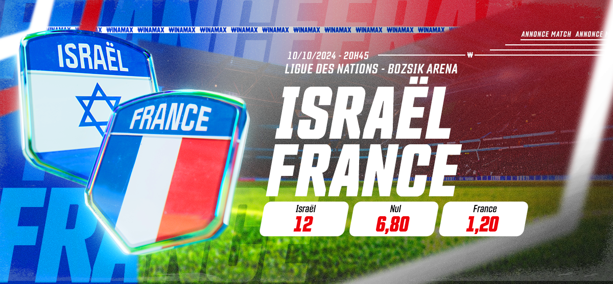 Israël – France : l'avant-match en chiffres - Actualidad - Winamax